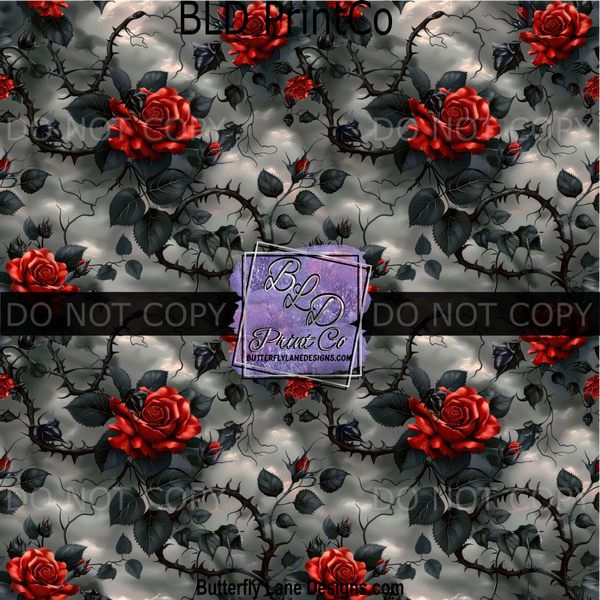 Bats and Roses PV 1620 – Butterfly Lane Designs