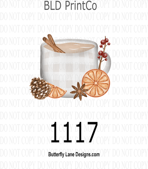 D 1117 Element_spiced_christmas – Butterfly Lane Designs