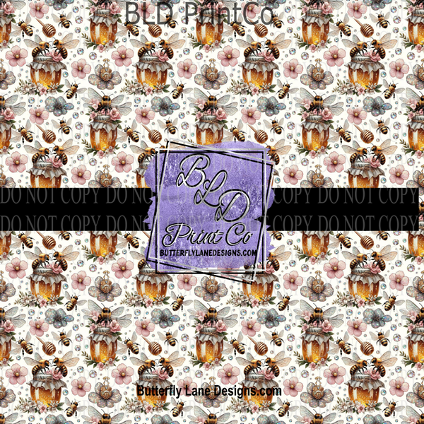 Glitter Honey Bee -PV 945 Patterned Vinyl – Butterfly Lane Designs