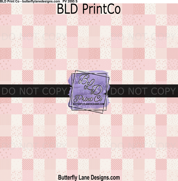 PV 2095 Pink Patchwork – Butterfly Lane Designs