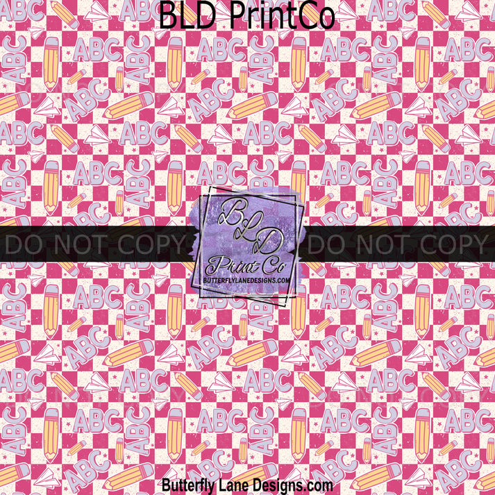 PV 2097 ABC 1 Pink – Butterfly Lane Designs