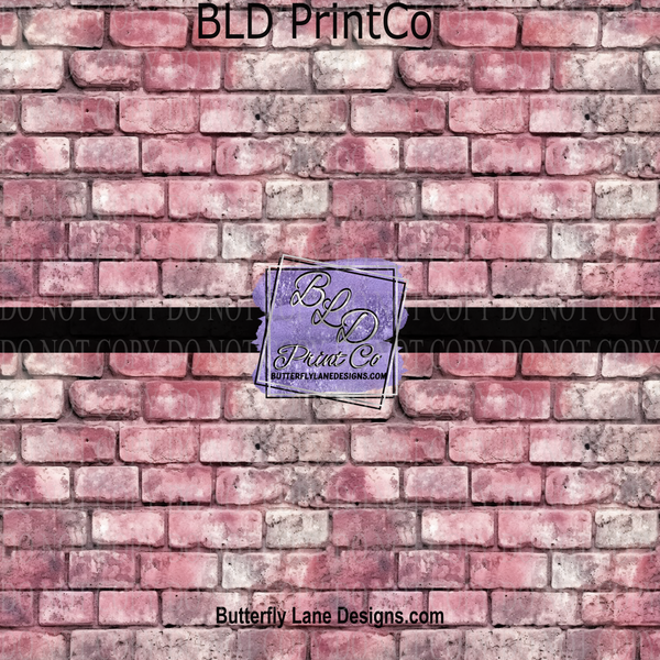 Pink Brick texture PV 1064 - Pattern Vinyl – Butterfly Lane Designs