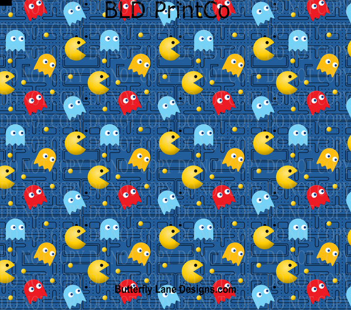 W326 Pac and Man – Butterfly Lane Designs