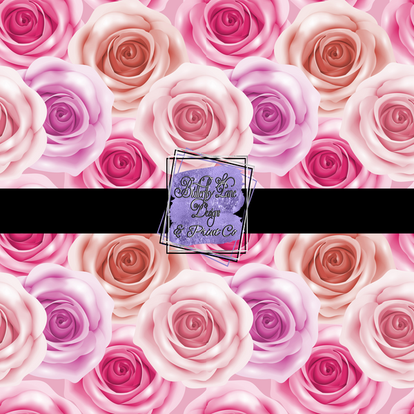 Roses-Shades of Pink-PV 495 Patterned Vinyl – Butterfly Lane Designs