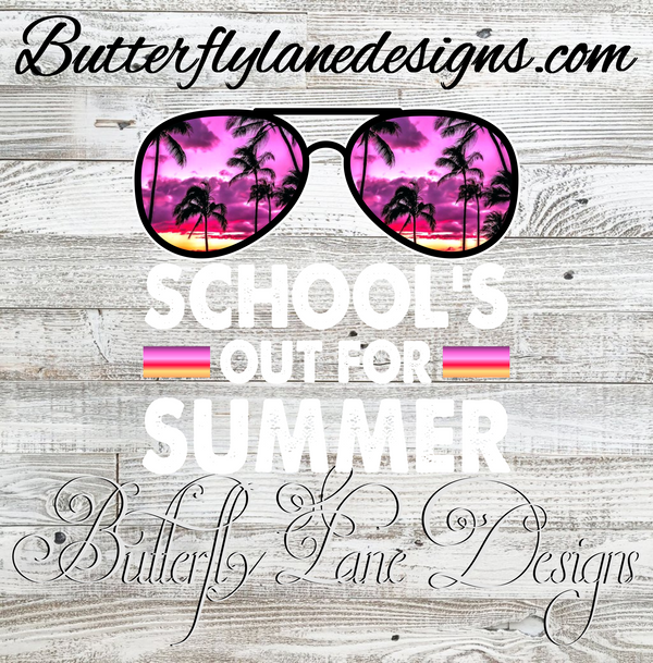 Schools out for summer VC Decal – Butterfly Lane Designs