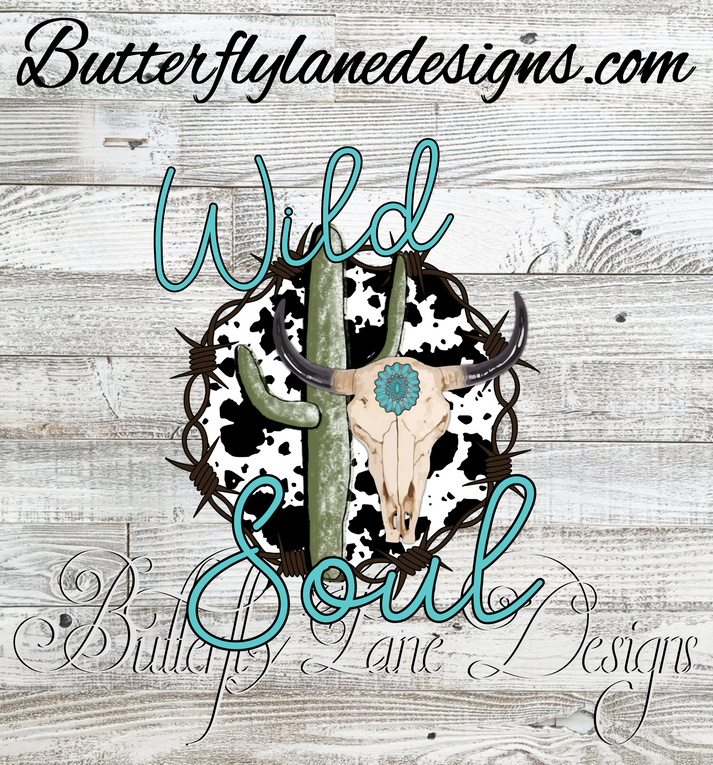 Wild soul- :: Clear Decal – Butterfly Lane Designs